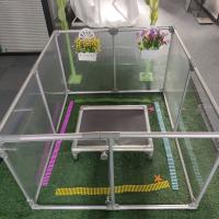 China 6063/6061/6005/6082/6060 Alloy Dog Playpen Portable and Transparent for Small Animals for sale