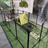 China 12 Panels Visible Fence Pet Acrylic Dog Playpen for REPTILES Customized Thickness 3mm for sale