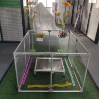China Mill Finish USA Market DIY Transparent Foldable Pet Fence Cage for Small Animals for sale