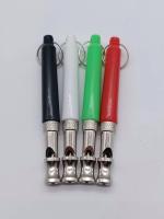China Pet Training Loud Dog Whistle with Lanyard Purple Stainless Steel Ultrasonic Anti-Barking for sale