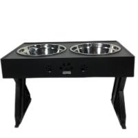 China Adjustable Height Pet Food Water Bowls Elevated Pet Feeder for Dogs Cats Small Animals for sale