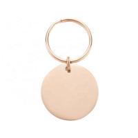 China Personalized Pet Tag Stainless Steel Circle Engraved Name ID Collar for Dog Cat Gift for sale