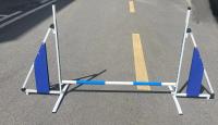 China Aluminum Dog Agility Hurdle Wings for Sustainable Pet Training and Eco-Friendly Design for sale