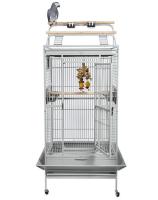 China Large Size Wear-Resistant Metal Steel Parrot Cage Super Luxury Pet-Friendly Breed House for sale