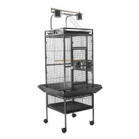China Large Size Wear-Resistant Metal Steel Parrot Cage Super Luxury Pet-Friendly Breed House for sale