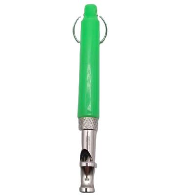 China Simple Recall Bark Training with Pink Ultrasonic Dog Whistle and Adjustable Lanyard for sale