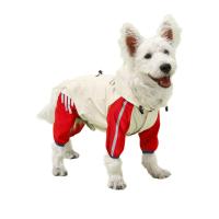 China Solid Waterproof Dog Poncho for Small Medium Dogs Cats Reflective Raining Jacket Fall for sale
