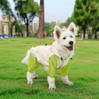 China Solid Waterproof Dog Poncho for Small Medium Dogs Cats Reflective Raining Jacket Fall for sale
