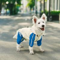 China Solid Waterproof Dog Poncho for Small Medium Dogs Cats Reflective Raining Jacket Fall for sale