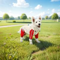 China Solid Waterproof Dog Poncho for Small Medium Dogs Cats Reflective Raining Jacket Fall for sale