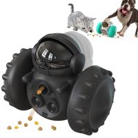 China Pet Supplies Sustainable Slow Leakage Food Dispenser for Cat and Dog Balance Car Toys for sale