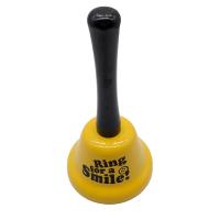 China 75mm*135mm Large Loud Hand Bell for Schools Dinner Calling Seniors Loud Call Bell Alarm for sale