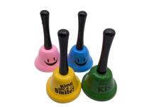 China 75mm*135mm Large Loud Hand Bell for Schools Dinner Calling Seniors Loud Call Bell Alarm for sale