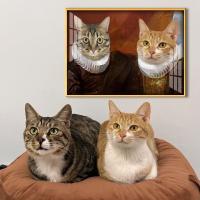 China Customized Pet Portrait Aluminum Alloy Picture Frame for Pet Decor and Custom Design for sale