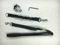 China Hands-Free Dog Bicycle Leash Spacer for Black Dogs on Training Cycling and Jogging for sale