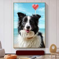 China Pet Portrait Aluminum Alloy Photo Frame Customized Keepsake Souvenir for Dogs and Cats for sale