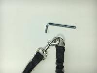 China Hands-Free Dog Bicycle Leash Spacer for Black Dogs on Training Cycling and Jogging for sale