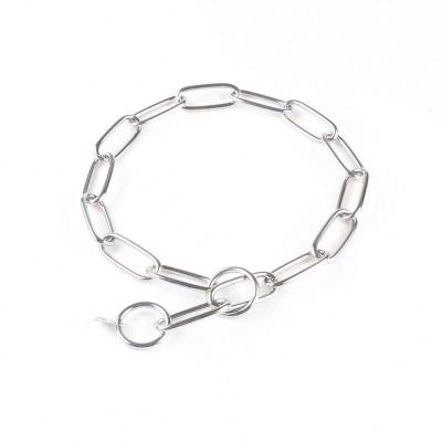 China Animal Pattern Stainless Steel Dog Collar for Personalized Bite-Proof Pulling Rope for sale