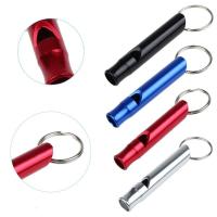 China Self Defense Metal Whistle Keychain for Survival Safety and Colorful Keychain Whistles for sale