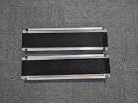 China Shopping Mall Aluminum Alloy Ramp with Non-Slip Surface Carpeted Handicap Home Steps for sale