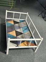 China Indoor Iron Frame Pet Bed for Dogs Bearing Capacity 30-45kg 100*60*40cm Customer Size for sale