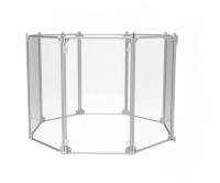 China Customized Size Indoor Heavy Duty Dog Exercise Puppy PlayPen with Metal Fence Panels for sale