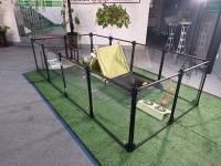 China Customized Size Indoor Heavy Duty Dog Exercise Puppy PlayPen with Metal Fence Panels for sale