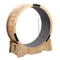 China Wooden Pet Treadmill Toy Interactive Anti-depression Fiber board Running Wheel for Cats for sale