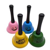 China Hand Bell Custom Logo Handle Desk Bell Kiss Call Bell for Calling Cute Party Toy Ring for sale