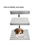 China Summer Pet Cooling Bed Foldable Aluminum Plate Anti-Slip Ice Cushion for Cats and Dogs for sale