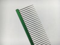 China Stainless Steel Pet Comb for Cats and Dogs Open Knot 26.5g Weight Professional Grade for sale