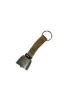 China 120mm*35mm Outdoor Camping Metal Cowbell with Handle and Braided Bells for sale