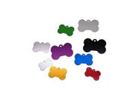 China NO Custom Your Logo Bone Multi Color Aluminum DOG Name Tag Dog Tags Stainless Steel for sale