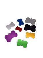 China NO Custom Your Logo Bone Multi Color Aluminum DOG Name Tag Dog Tags Stainless Steel for sale