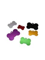 China NO Custom Your Logo Bone Multi Color Aluminum DOG Name Tag Dog Tags Stainless Steel for sale