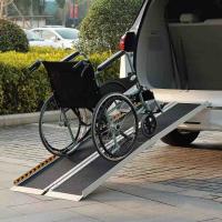 China Contemporary Design Style Portable Folding Wheelchair Ramp with Aluminum Material for sale