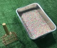 China Pet Stainless Steel Litter Box Large Open Toilet for Quick and Easy Poop Disposal for sale