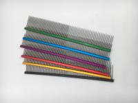 China Stainless Steel Fine Needle Dog Hair Comb 19cmx3.2cm Size for Grooming Needs for sale