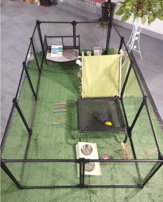 China Large Transparent Acrylic Detachable Safety Playpen for REPTILES Indoor Cat Dog Fence for sale
