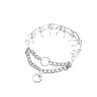 China Modern Style Pet Training Chain Dog Collar Silver Material for Effective Training for sale