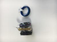 China Multiple Colors 8mm Width Titanium Steel Chain Ring Spinning Ring for Men's Fashion for sale