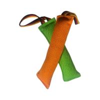 China Aceeptable Different Colors Durable Cloth Training Dog Biting Toys for sale