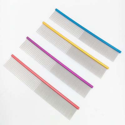 China Stocked Stainless Steel Pet Open-Knot Comb for Not Applicable Voltage for sale