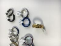 China EN Standard Men's Rotating Titanium Steel Chain Ring for Easy Bottle and Beer Opening for sale