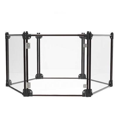 China Pet Cage Acrylic Transparent Dog Fence for Free Combination in Medium to Large Size for sale