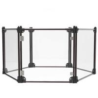 China Animal Pattern Pet Fence Customized Size for Small Medium and Large Dogs Indoor Cage for sale