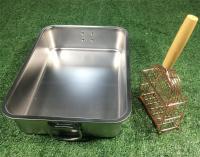 China 45x30x10cm Size Washable Cat Toilet Box for Pet Cleaning Stainless Steel Material for sale
