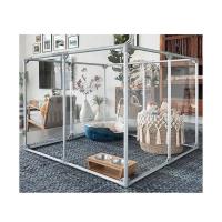 China Button Closure 12 Panels Acrylic Dog Playpen for Easy Pet Training and Portability for sale