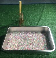 China 45x30x10cm Stainless Steel Cat Litter Basin Convenient Open Type for Stool Cleaning for sale
