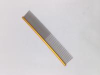 China Customized Logo Stainless Steel Pet Open-Knot Comb 19cmx3.2cm for Pet Grooming Needs for sale